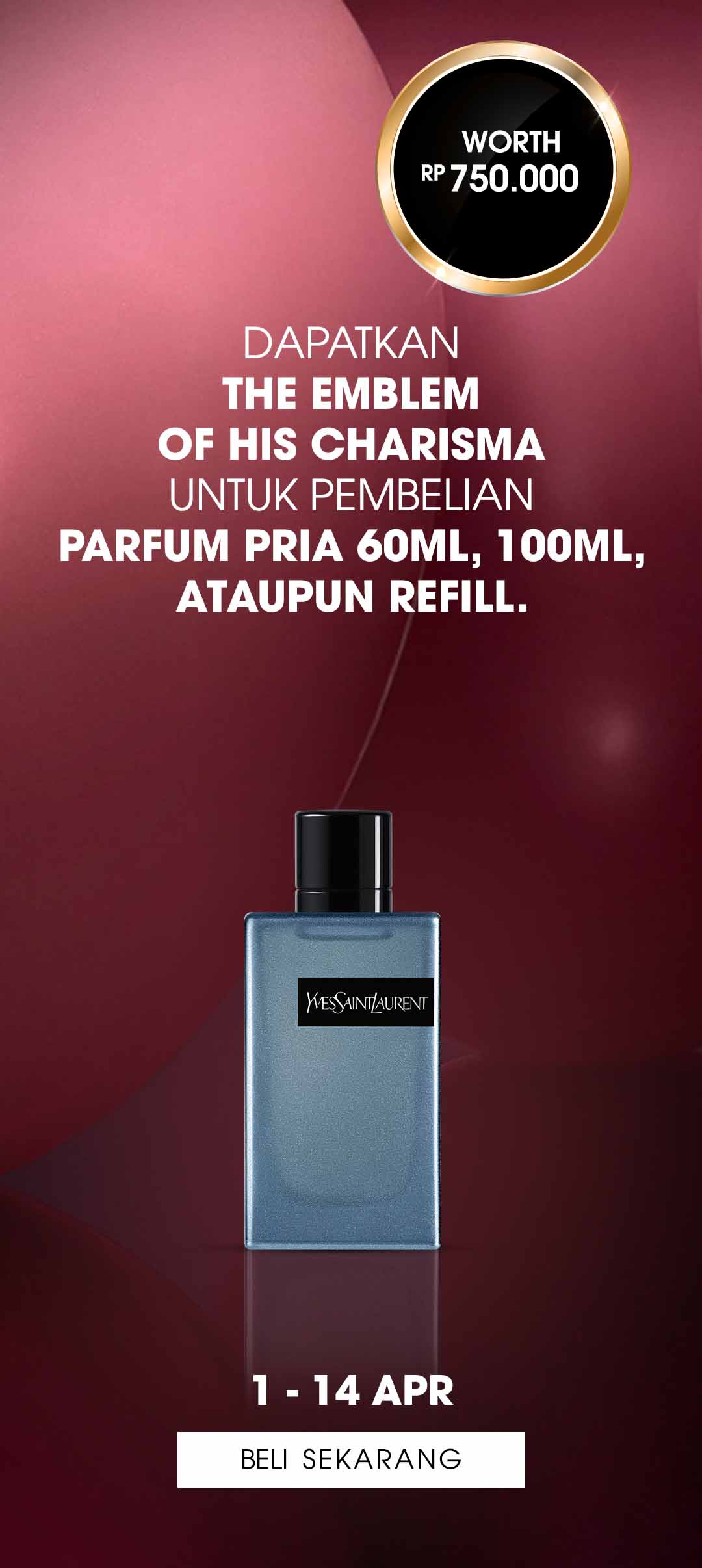 Y For Men - Parfum Pria, Cologne & Aftershave | YSL Beauty Indonesia