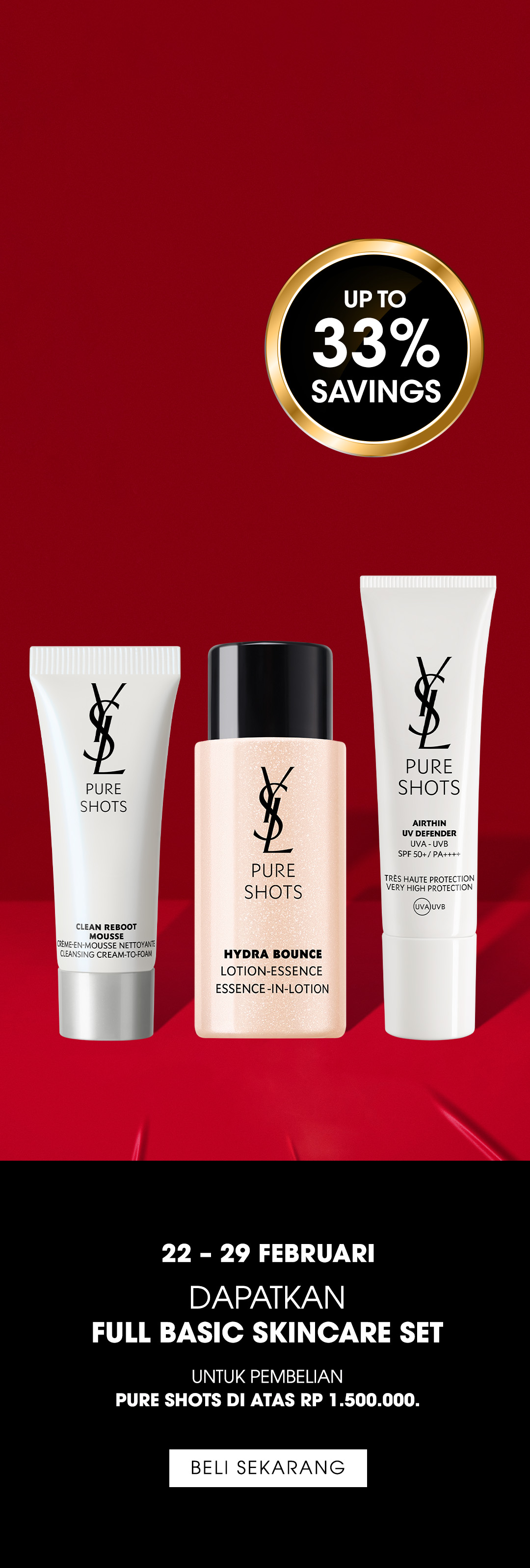 Produk Skincare berdasarkan Kebutuhan Kulit | YSL Beauty Indonesia
