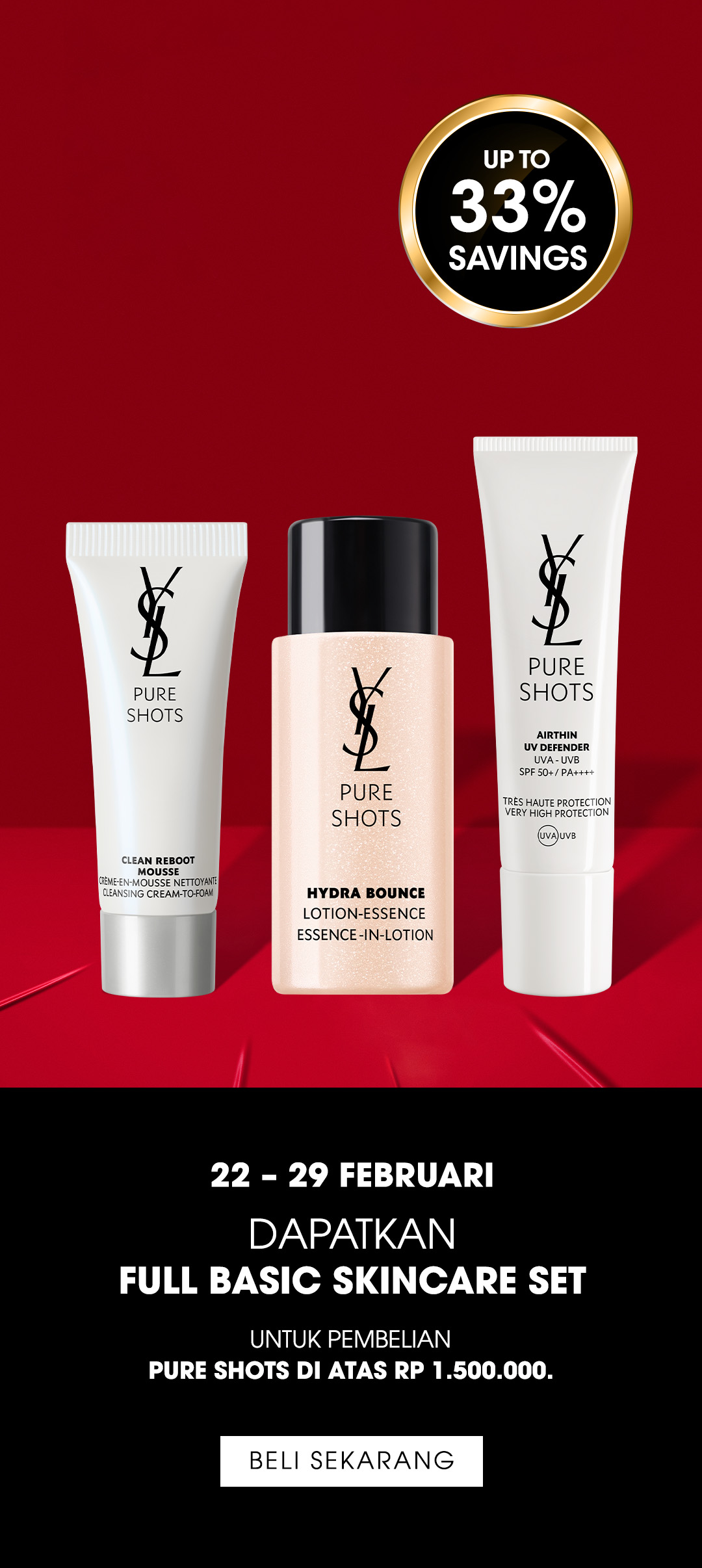 Produk Skincare berdasarkan Kebutuhan Kulit | YSL Beauty Indonesia