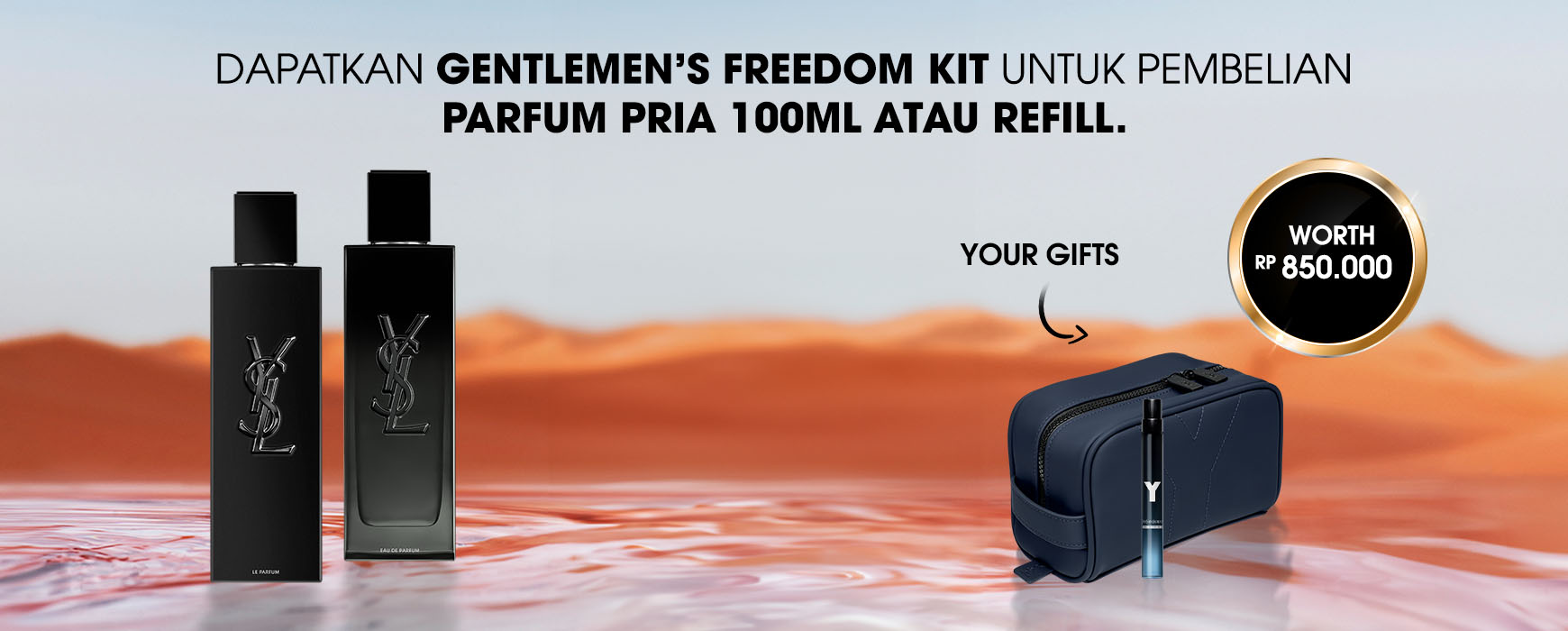 Eau de Parfum MYSLF masculine fragrance dari Yves Saint Laurent